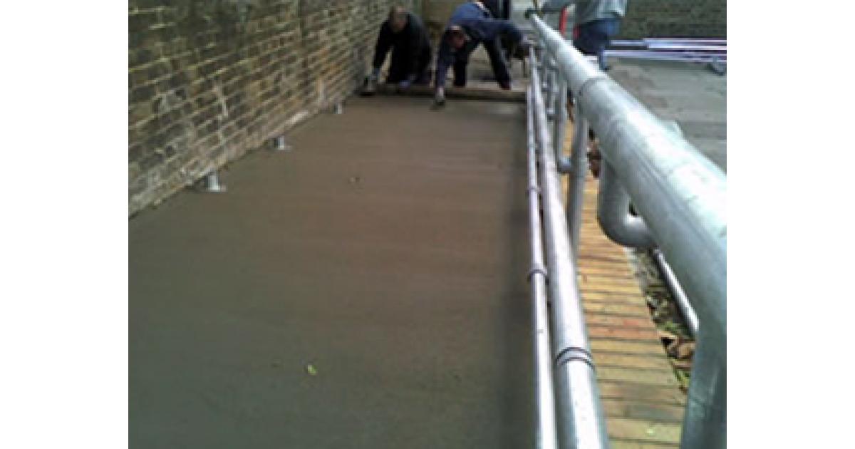 Concrete Ramp Resurfacing - Concrete Renovations